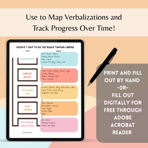 Selective Mutism Talking Ladder Worksheet: Brave Voice Mapping (digital ...