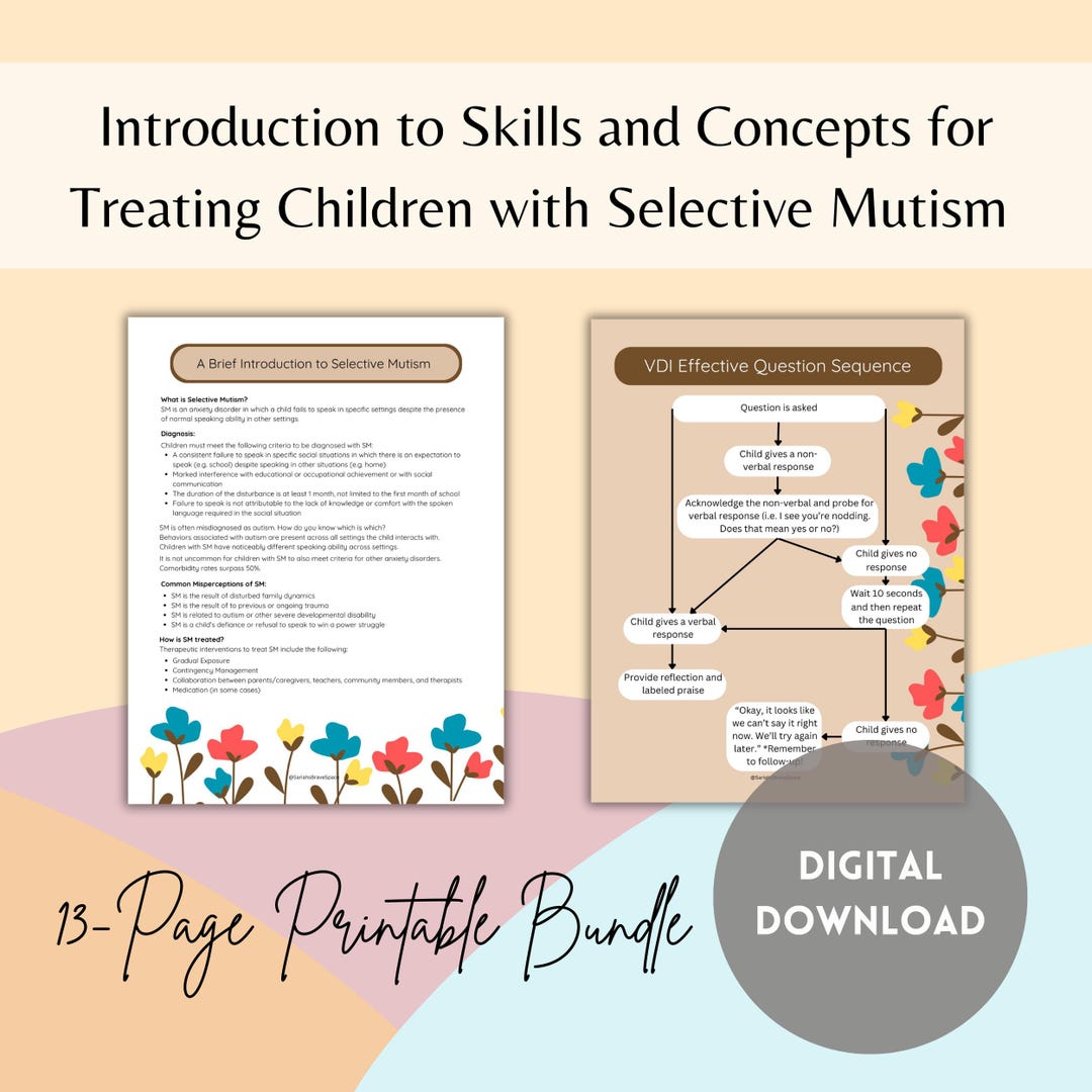 How to Help Children With Selective Mutism, Digital Download, What is ...