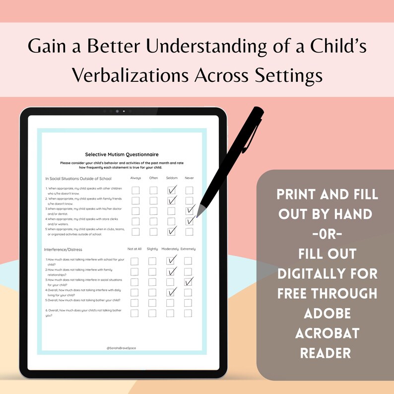 Selective Mutism Therapy Worksheets: PCIT-SM Skills, Talking Ladder ...