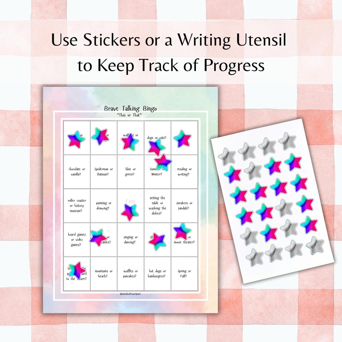 Brave Talking Bingo, Selective Mutism Activities, Helping Children With ...