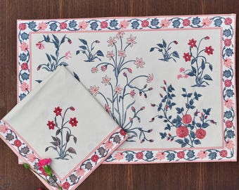 Elegant Dining Set, Fabric Placemats, Kitchen Dinnerware Sets, Printed ...