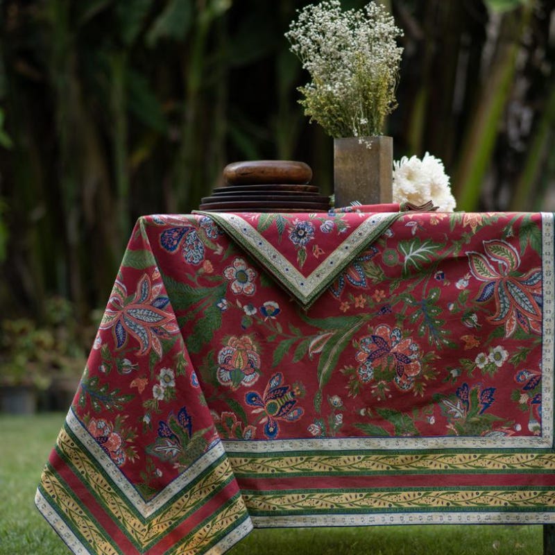 Tropical Tablecloth - Etsy