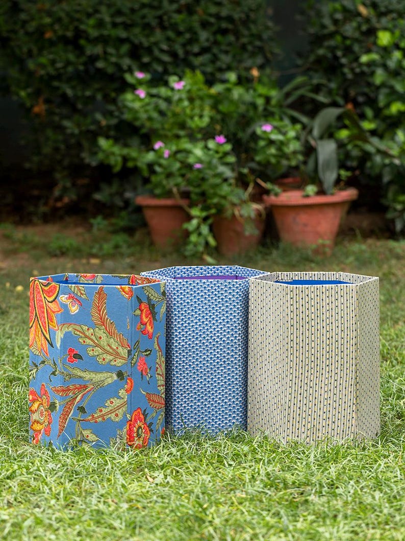 Foldable Fabric Dustbin | Lightweight, Reusable, Space-saving Storage ...