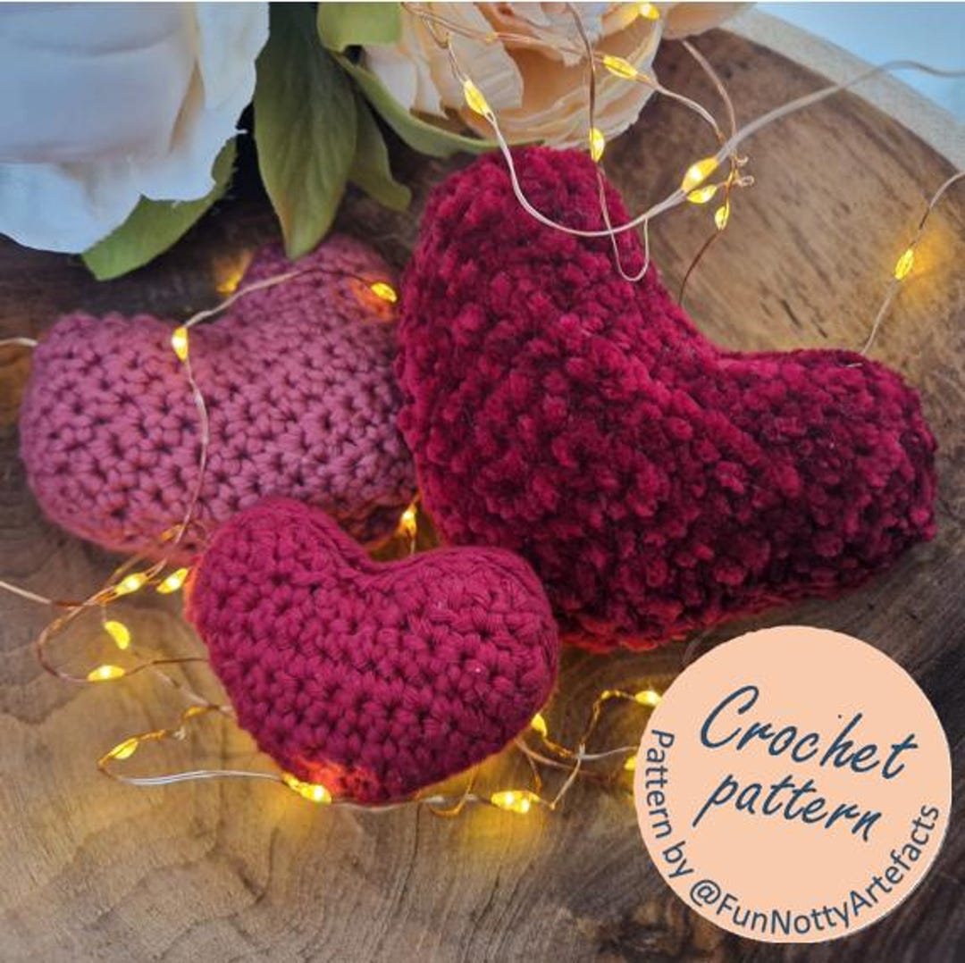 PATTERN | Squishy Love Heart Crochet Pattern | Valentine's Day Gift ...