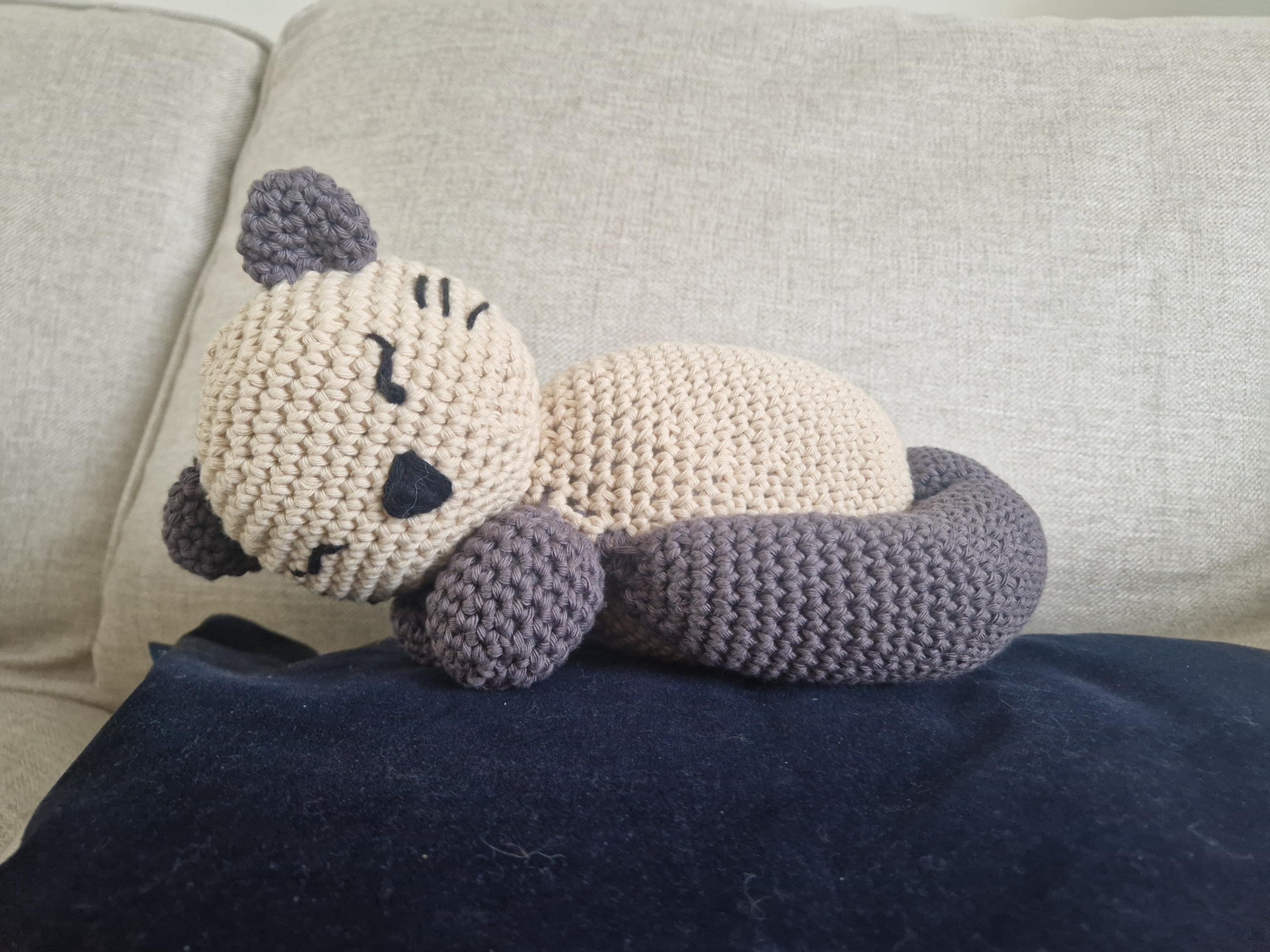 Sleeping Amigurumi Kitten Cat Crochet Pattern - Etsy