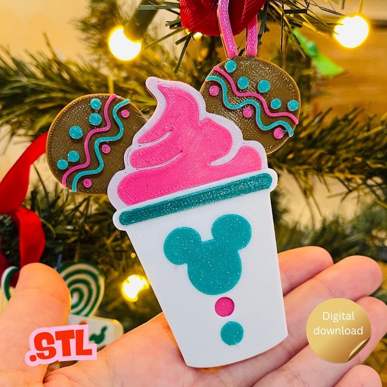 Disney Inspired Christmas Ornaments STL Pack | 3D Print Holiday ...