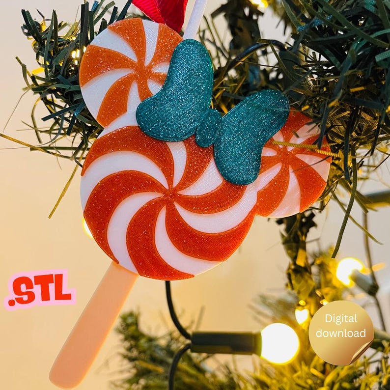 Disney Inspired Christmas Ornaments STL Pack | 3D Print Holiday ...
