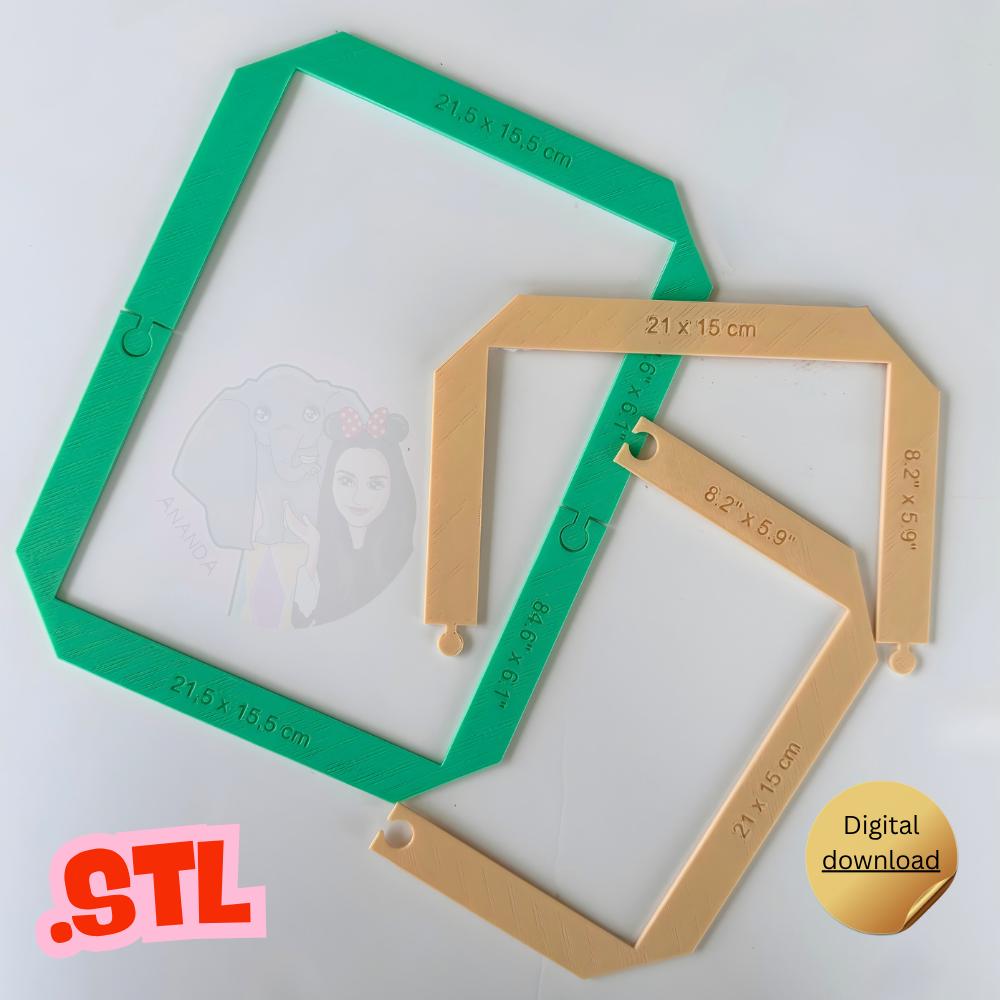 Bookbinding Templates Bundle | STL Files for 3D Printing | Tools for ...
