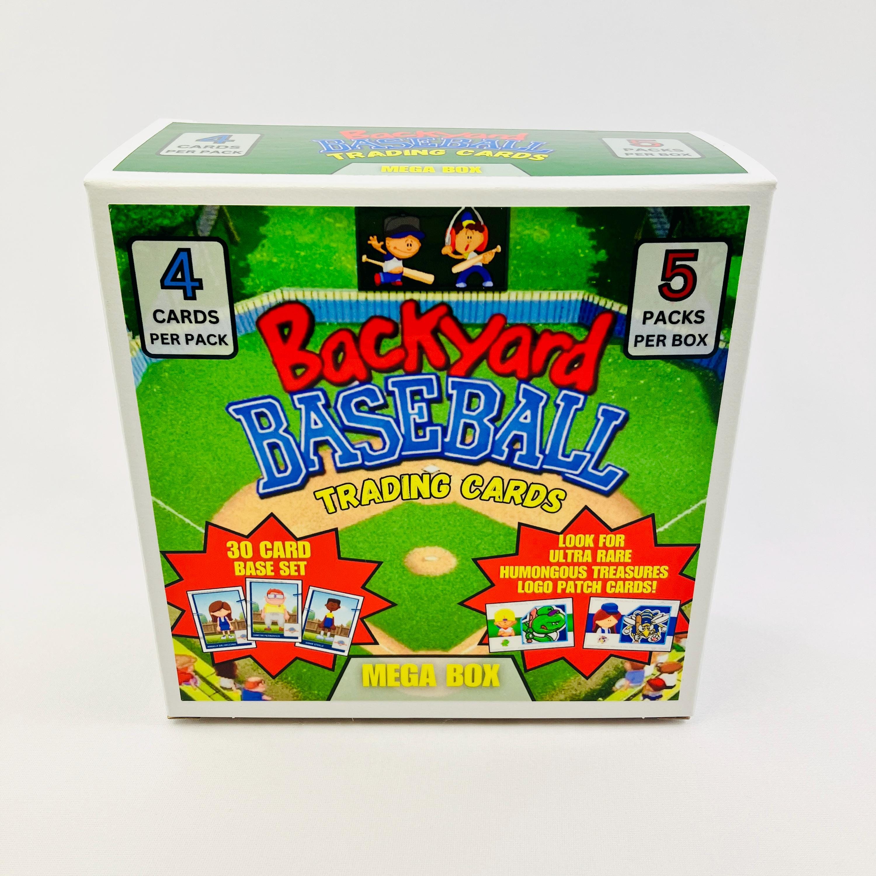 Backyard Baseball Trading Cards Sealed Mega Box. PC Game Cards Pablo ...