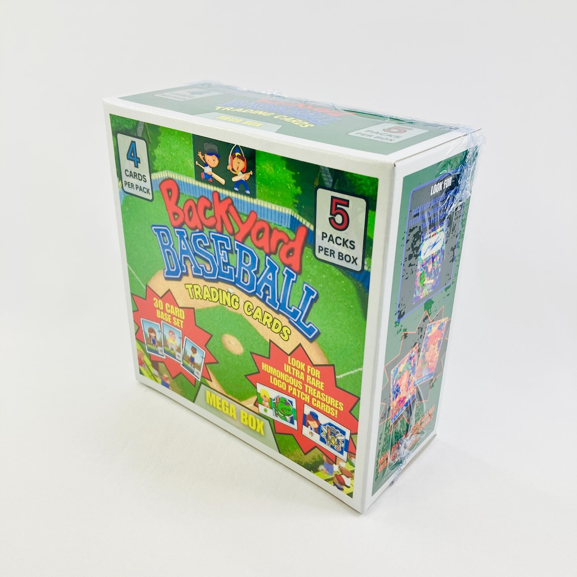 Backyard Baseball Trading Cards Sealed Mega Box. PC Game Cards Pablo ...