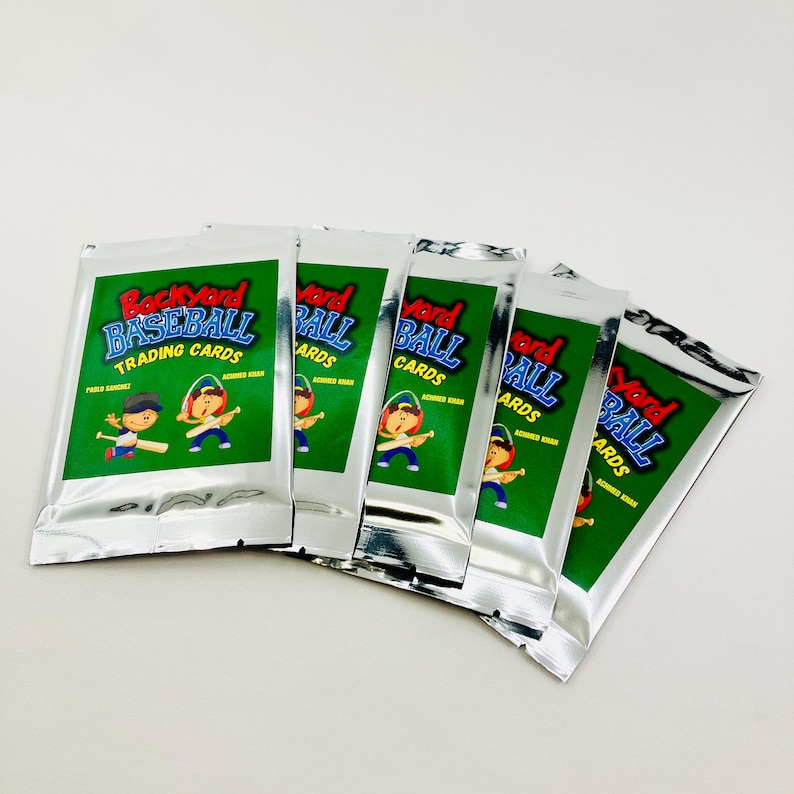 Backyard Baseball Trading Cards Sealed Mega Box. PC Game Cards Pablo ...