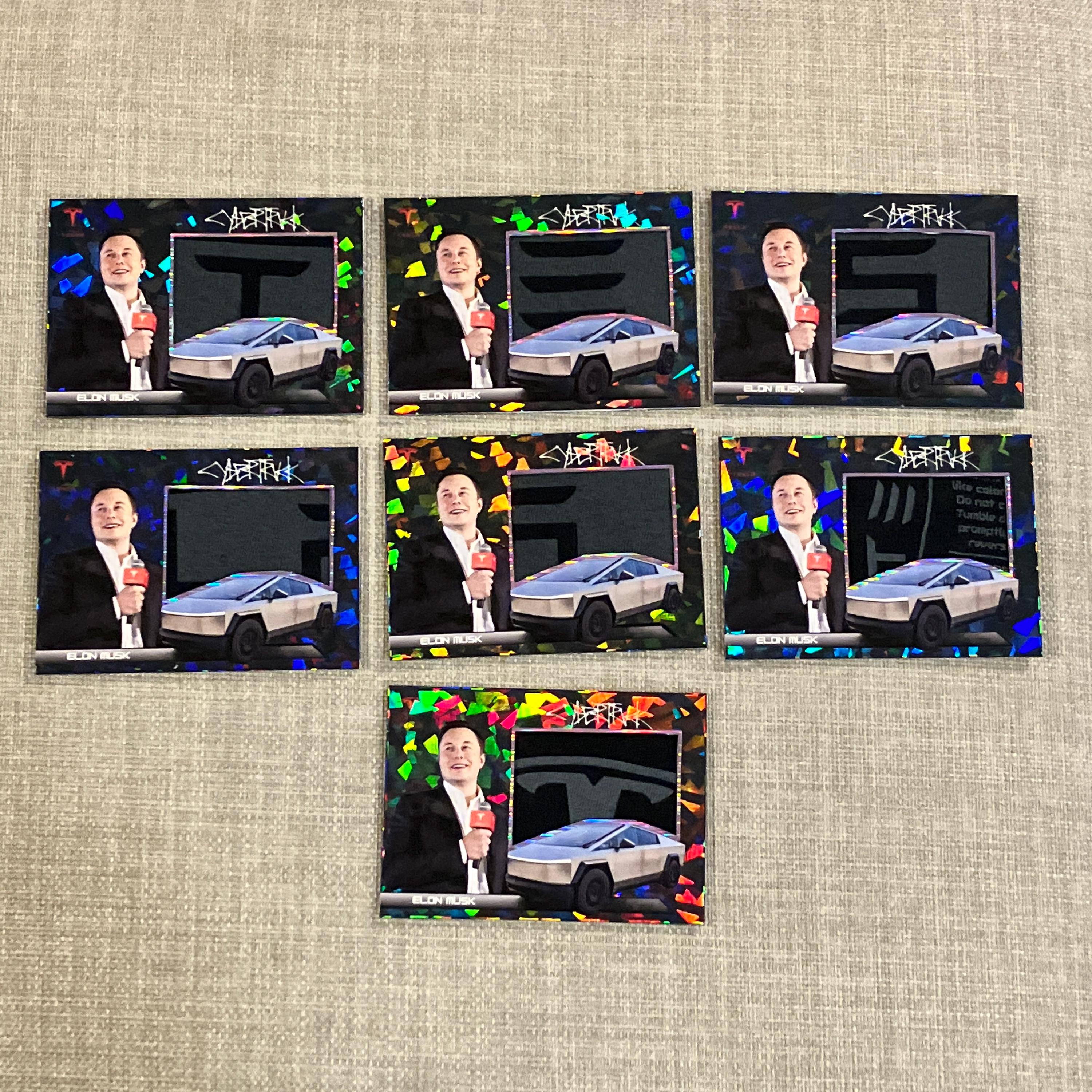 Elon Musk Custom Made Tesla Logo Patch Trading Card Sports Card Spacex ...