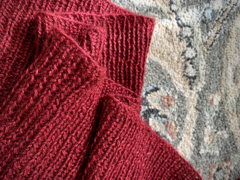 Handmaid's Tale Inspired Red Wool Scarf with Latin Tag | Etsy