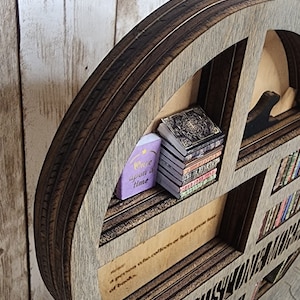 Shelf Decor Heart Bookcase With Cat or Dog - Etsy