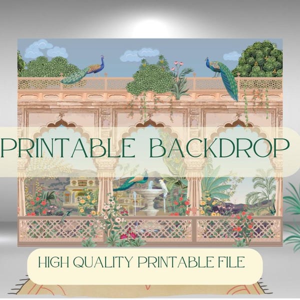 Printable Backdrop - Etsy