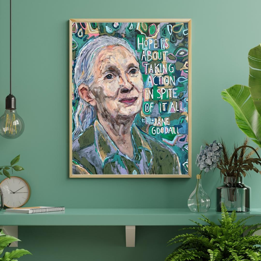 Jane Quote Print - 8"x10" or 12"x16" on Deep Matte Paper - Etsy