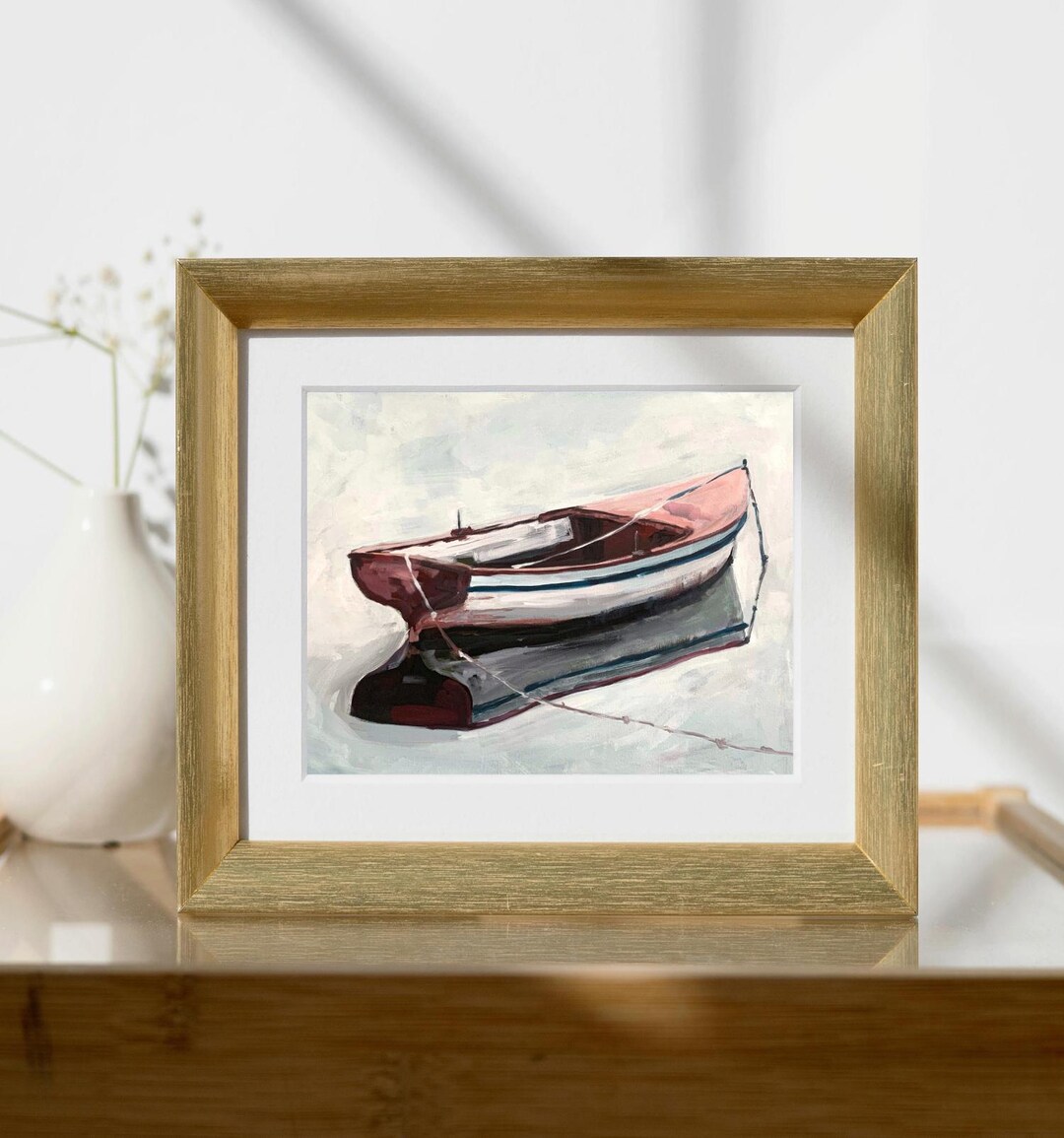 Fine Art Print - Row Boat Dinghy - 8"x10" on Deep Matte Paper - Etsy