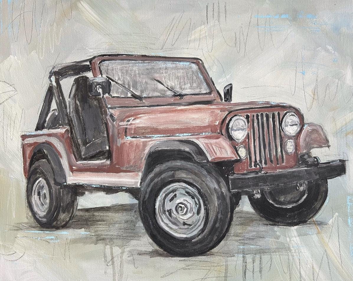 Fine Art Print Jeep 8x10 on Deep Matte Paper - Etsy
