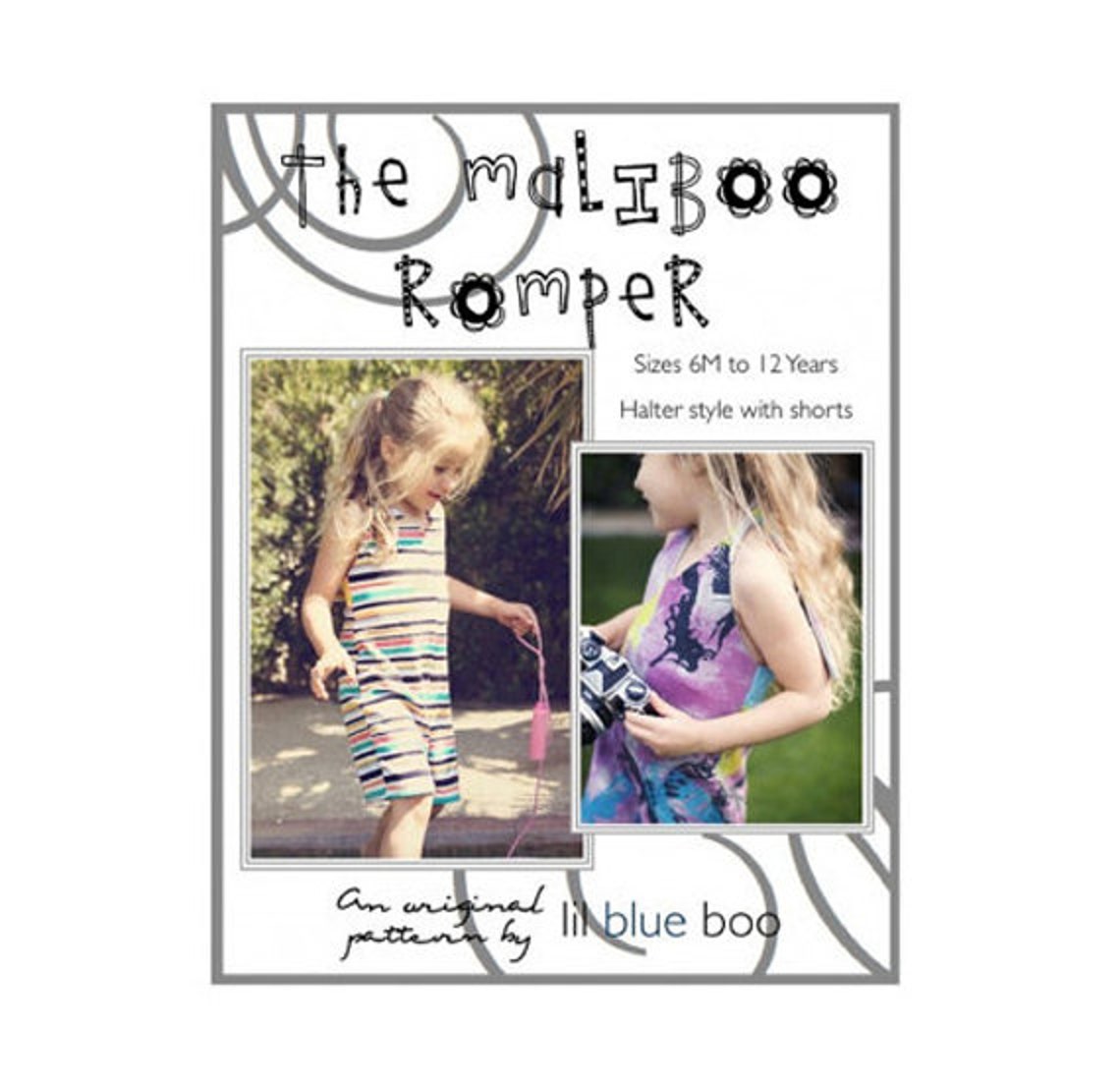 DIY PDF Pattern and Tutorial the Maliboo Romper Sizes 6M - Etsy