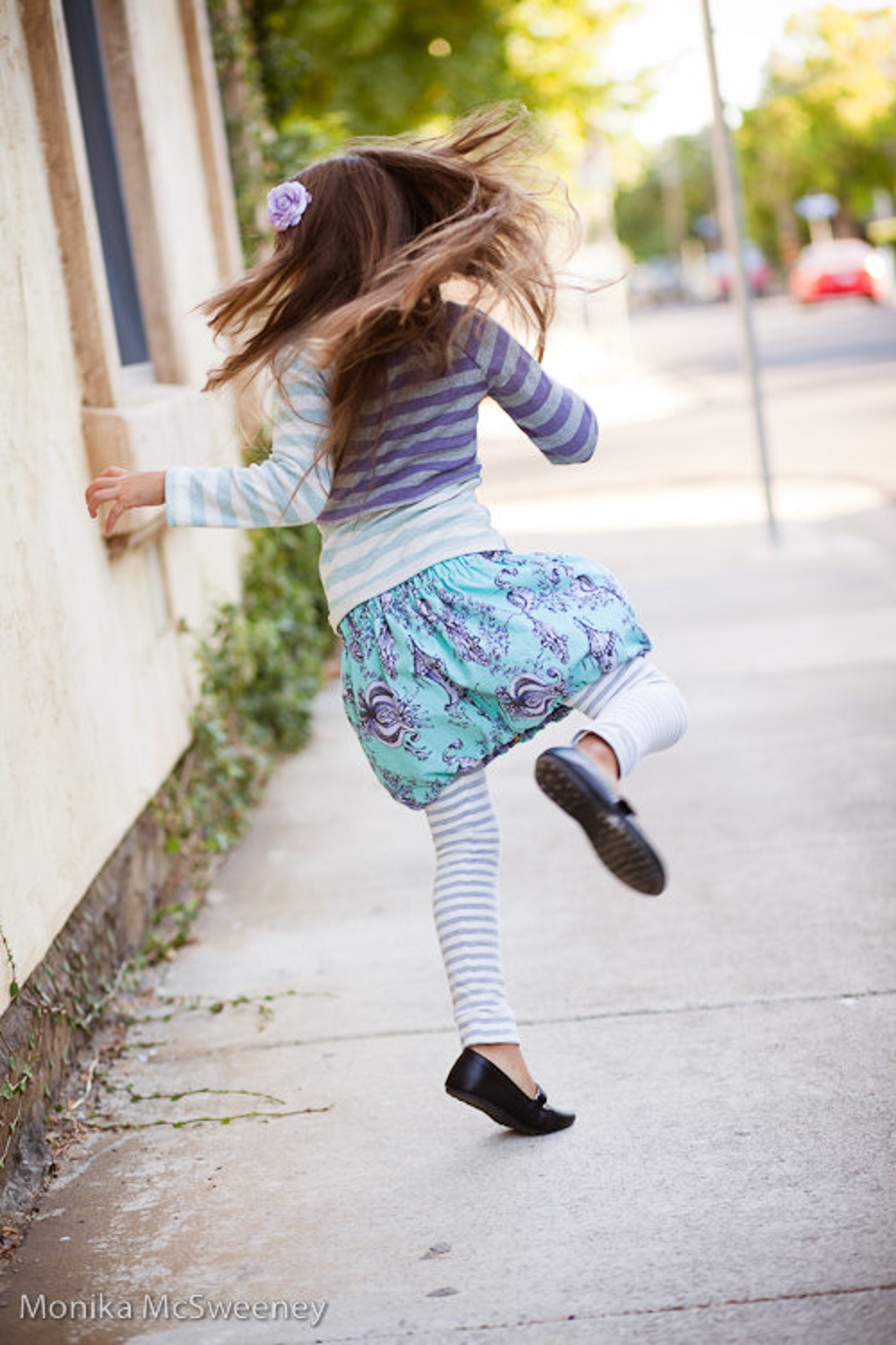 DIY PDF Sewing Pattern and Tutorial - Reversible Girl's Bubble Skirt ...