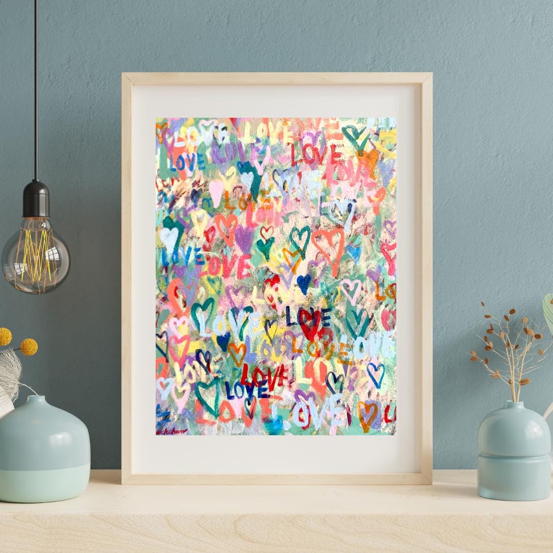 Fine Art Print - LOVE - 8"x10" on Deep Matte Paper - Etsy