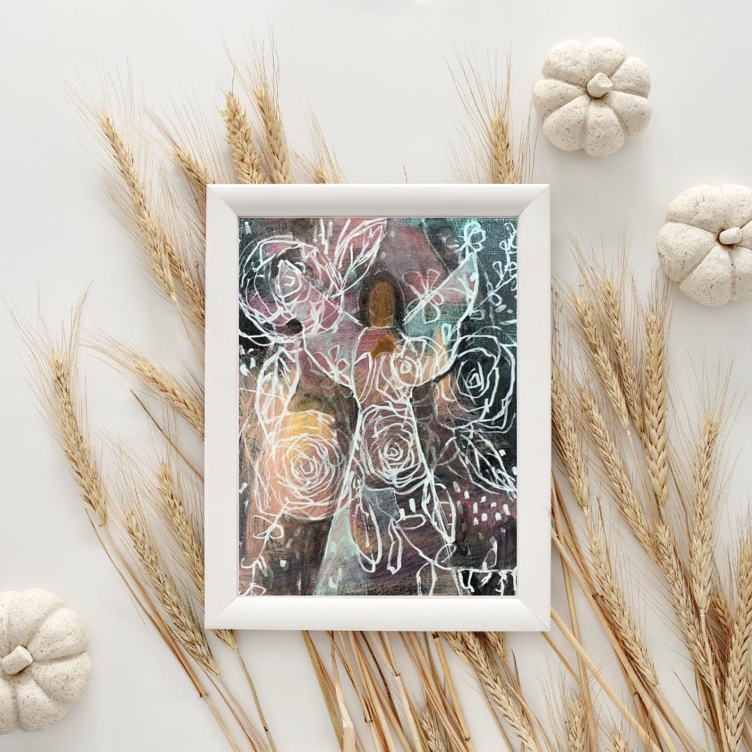 5"x7" Fine Art Print - Angel No. 7 - on Deep Matte Paper - Etsy