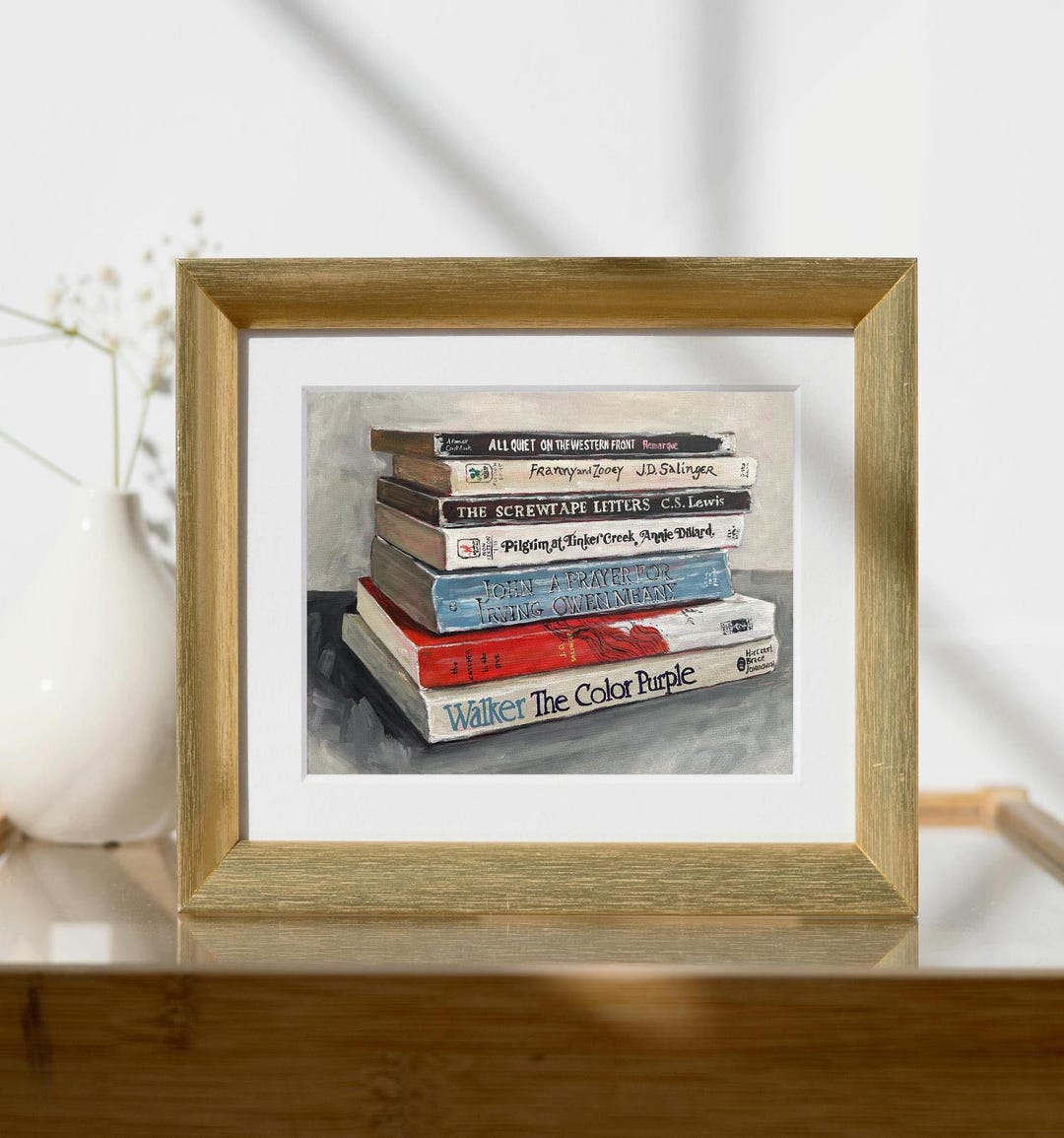 Fine Art Print - Vintage Books - 8"x10" on Deep Matte Paper - Etsy