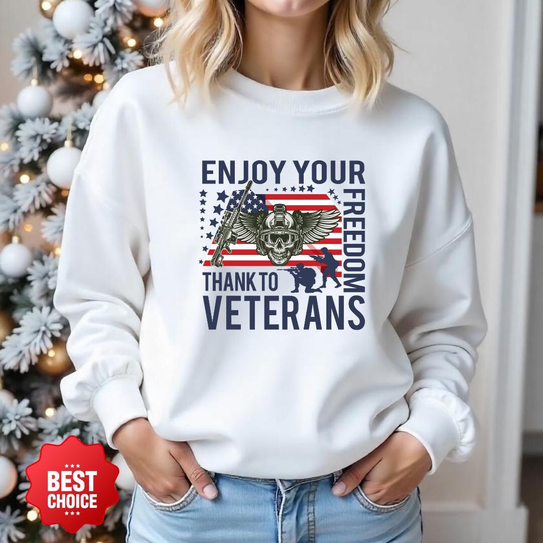 Enjoy Your Freedom PNG, Patriotic Sublimation Design, American Flag ...