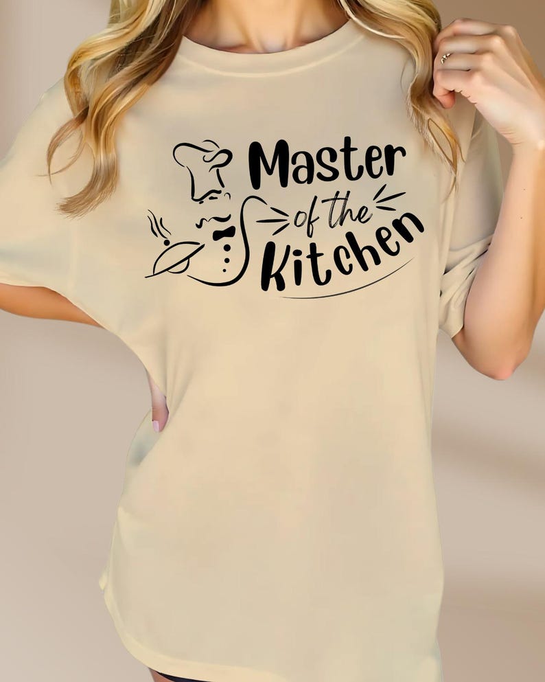 Master of the Kitchen Graphic PNG, Digital Download, Chef Design for ...