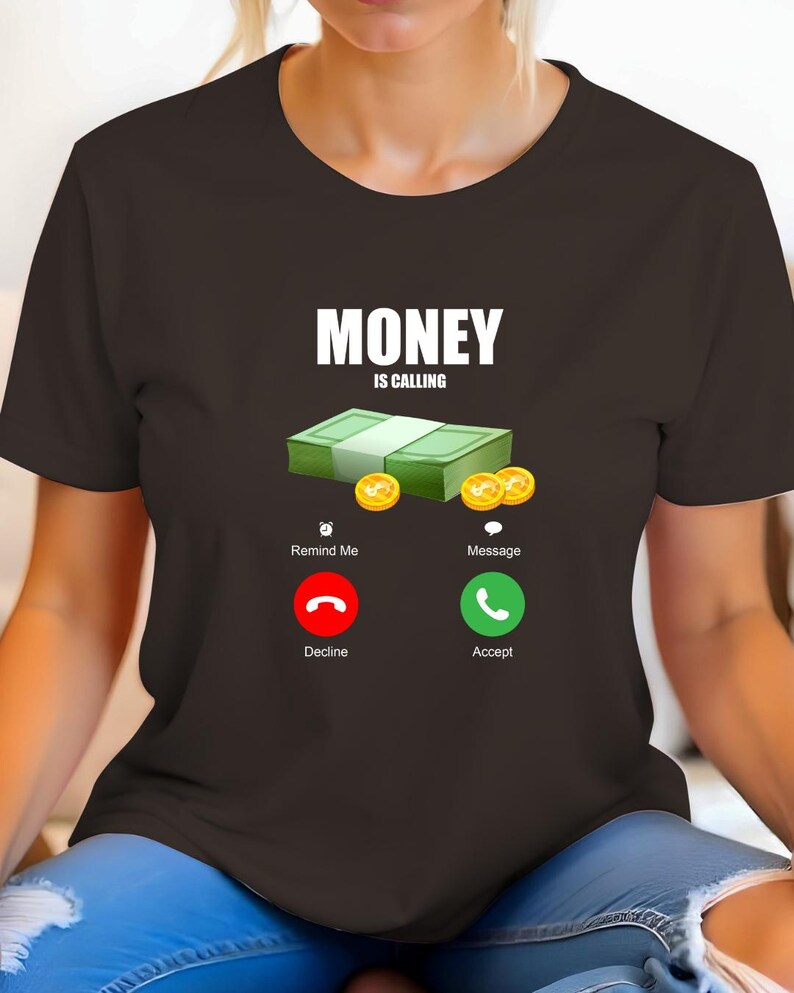 Money is Calling PNG: Entrepreneur T-shirt Design (digital Download) - Etsy