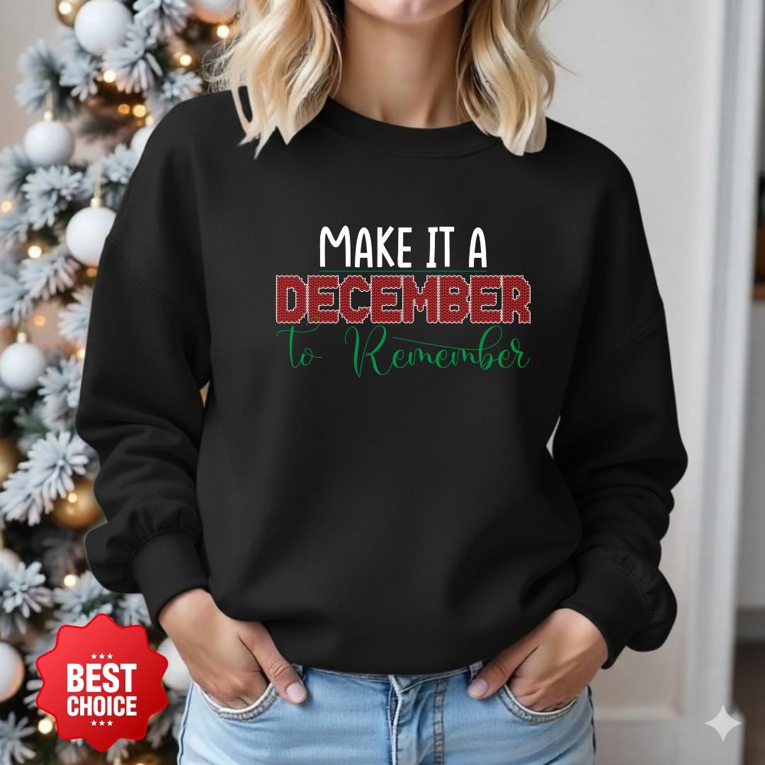 December to Remember Digital PNG, Holiday Clipart, Xmas Sublimation ...