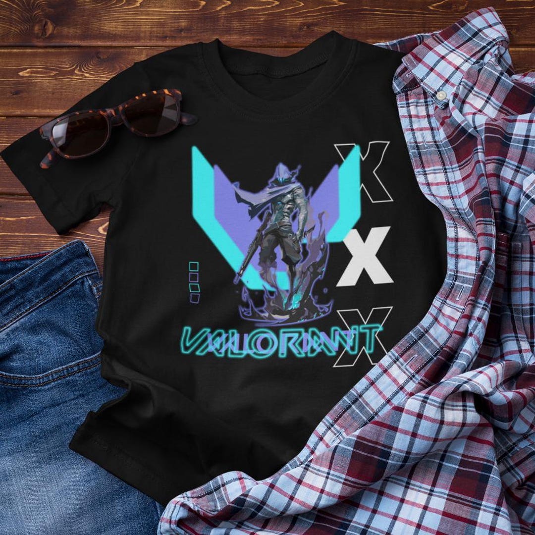 Valorant Unisex Tee, Gamer Gift, Gaming Shirt, Video Game Apparel ...