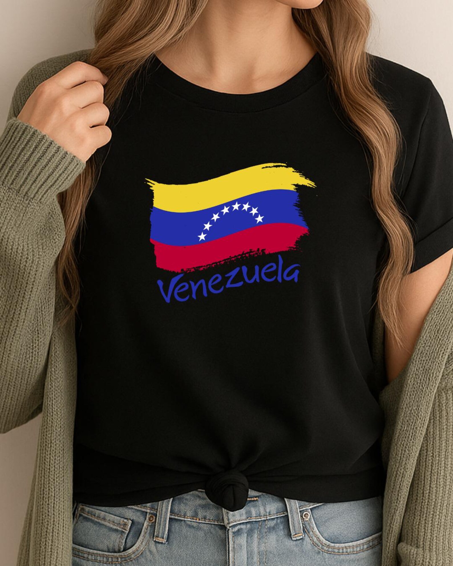 Venezuela Flag Soccer Team PNG | Proud Venezuelan Football Shirt Design ...