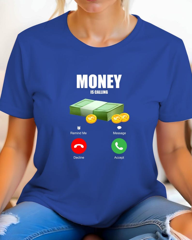 Money is Calling PNG: Entrepreneur T-shirt Design (digital Download) - Etsy