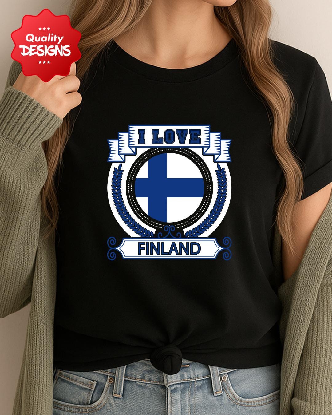 I Love Finland PNG, Finnish Heart Flag Graphic for T-shirts, Finland ...