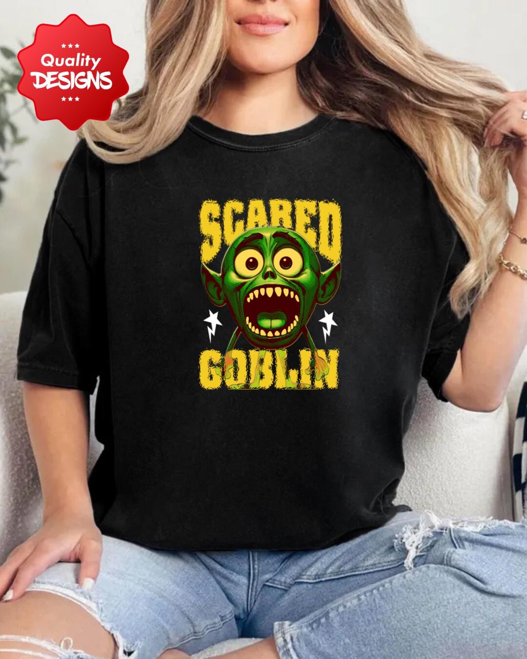Scared Goblin PNG, Funny Halloween Sublimation, Spooky Monster Digital ...