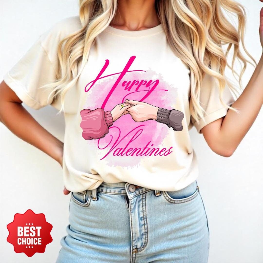 Happy Valentines Day Digital Download, Romantic Heart Design for ...