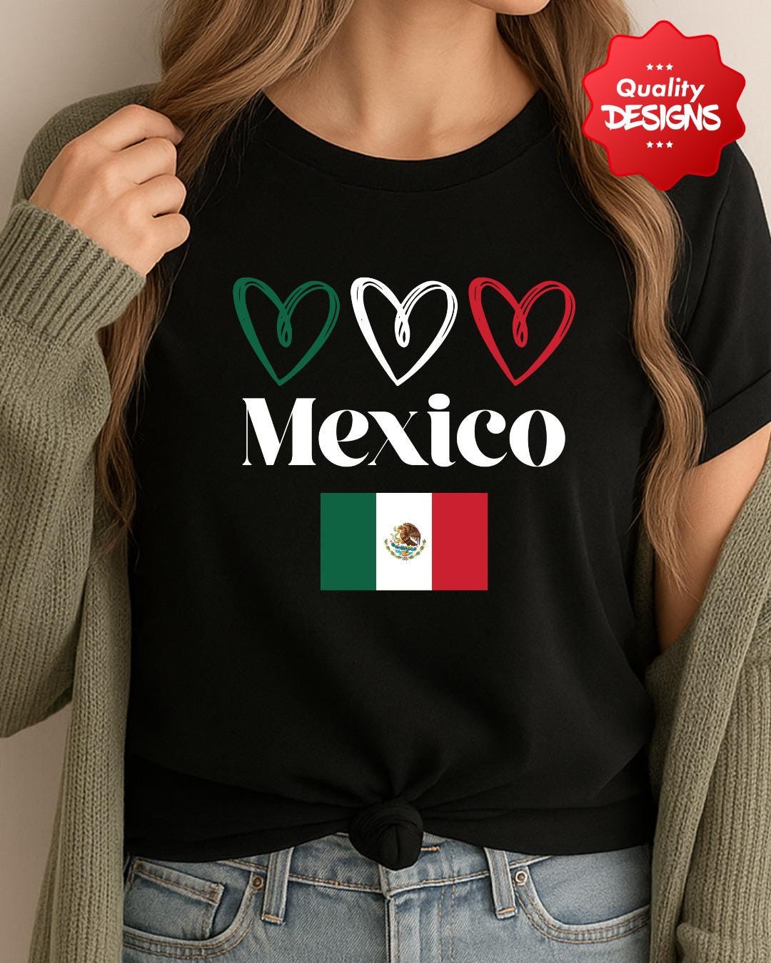 Mexico Flag PNG, Mexican Pride Sublimation Design, Viva México Digital ...