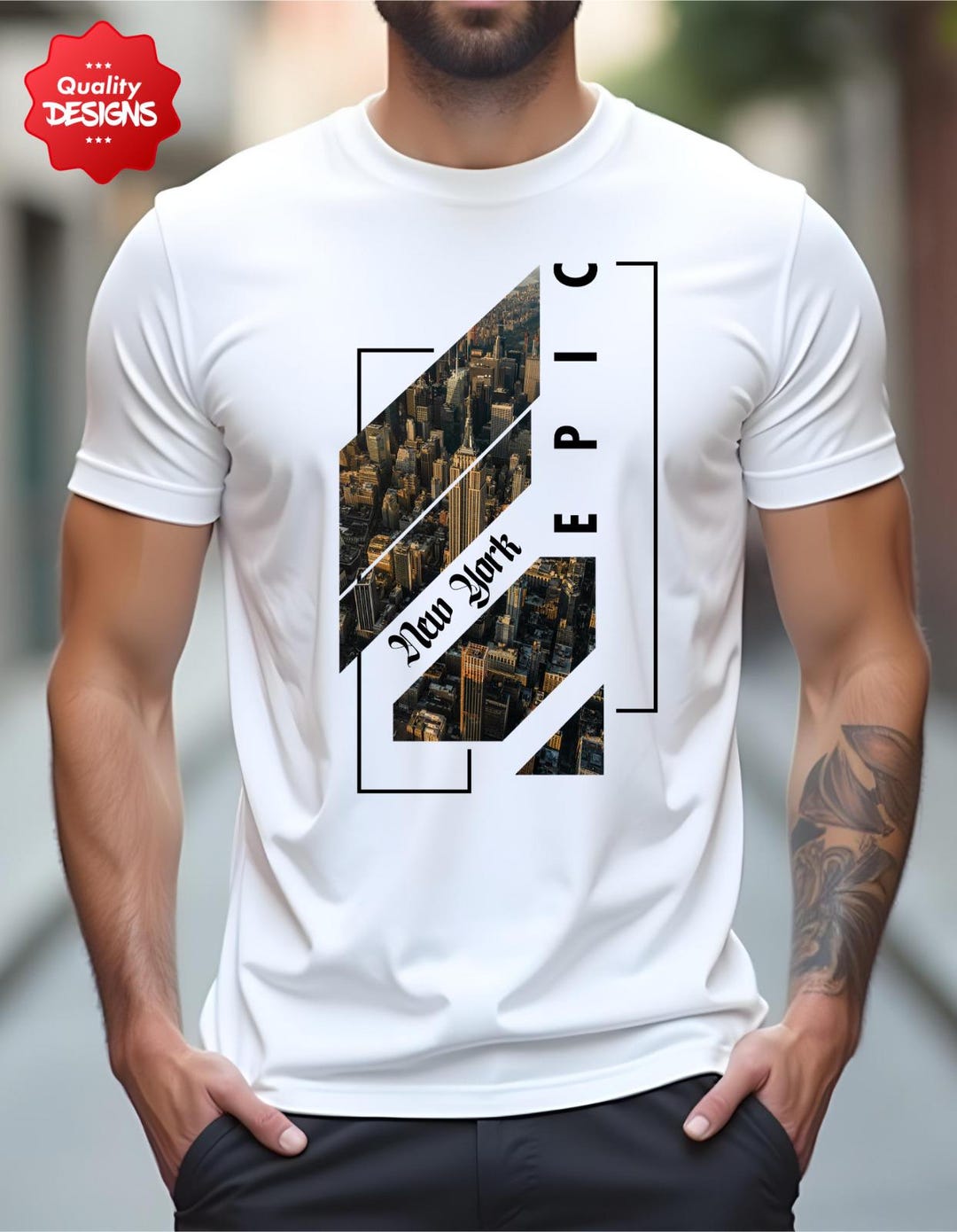 New York Epic PNG City Skyline Digital Download Urban Aesthetic ...