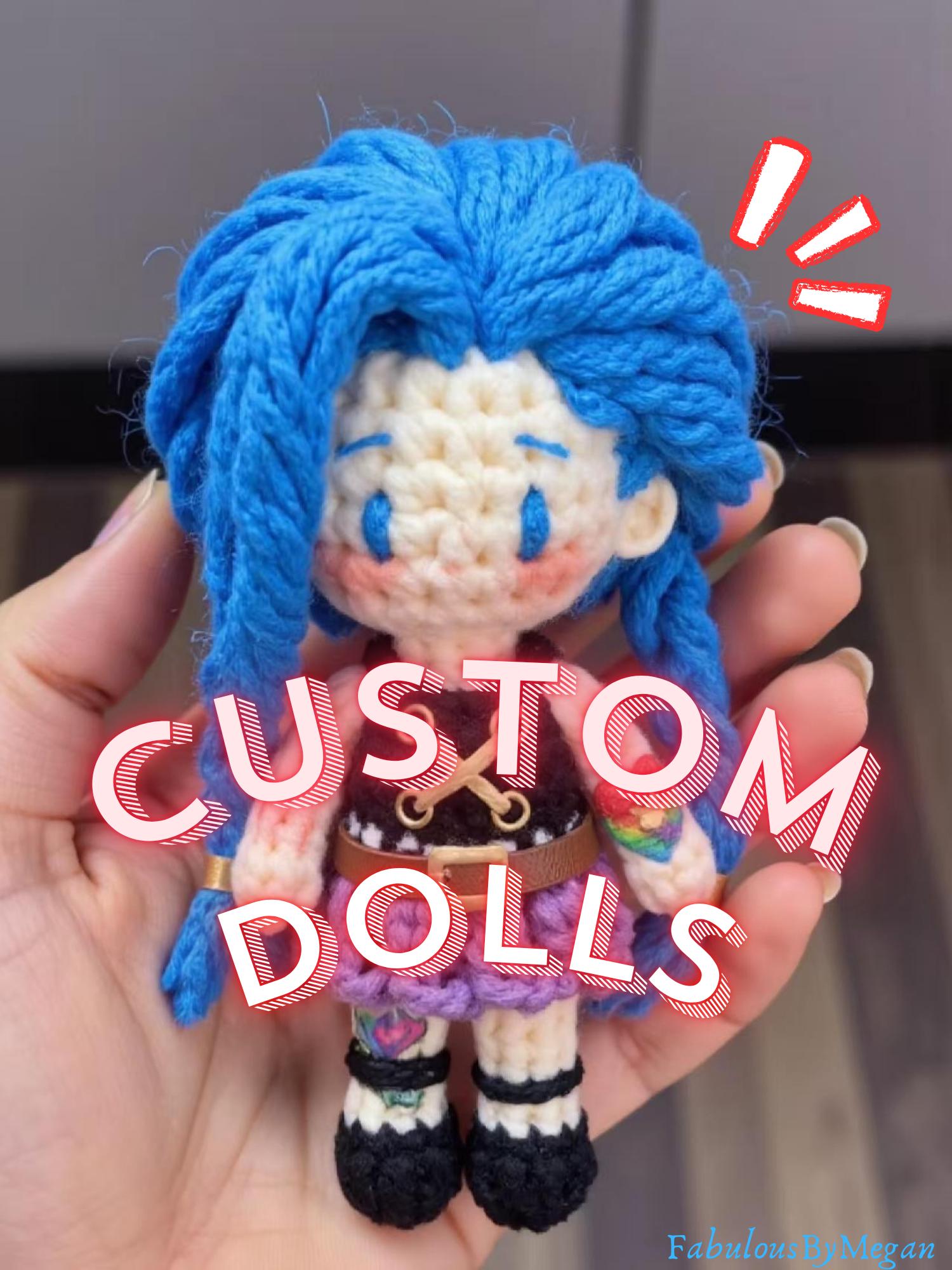 Custom Cute Crochet Dolls,handmade Crochet Dolls,custom 10, 20, 30, 40 ...