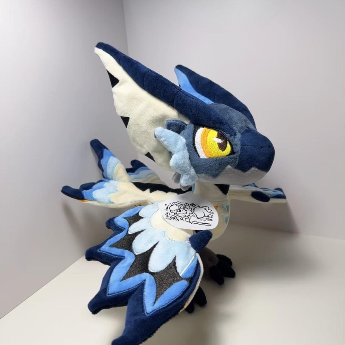 Monster Hunter Shrieking Legiana Plush Doll,handmade 40/30/20cm Dragon ...