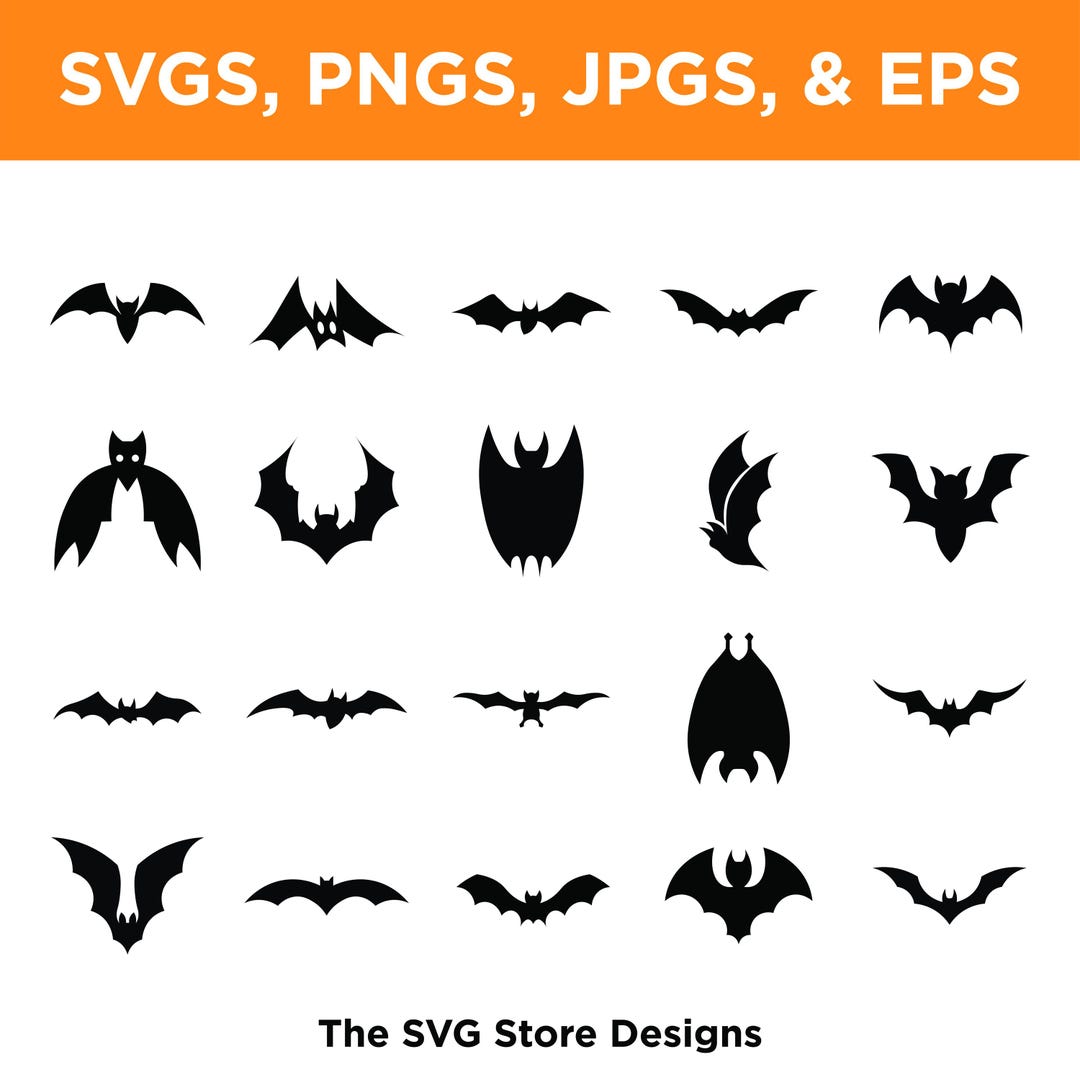 Bats SVGS | Digital File | Design Files for Cricut and Other Craft ...