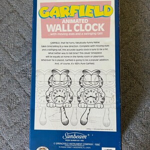 Rare Vintage Garfield Wall Clock - Etsy