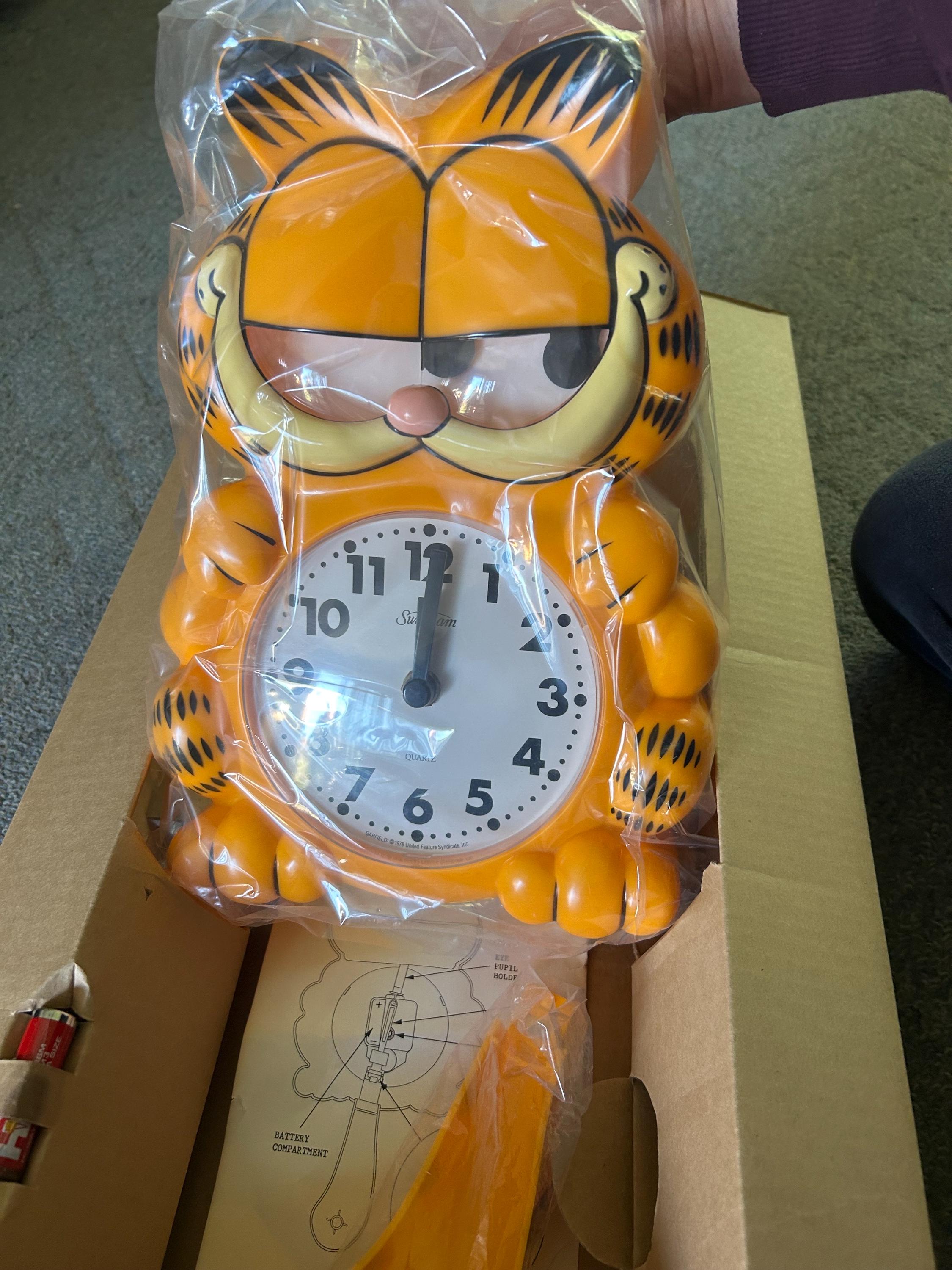 Rare Vintage Garfield Wall Clock - Etsy