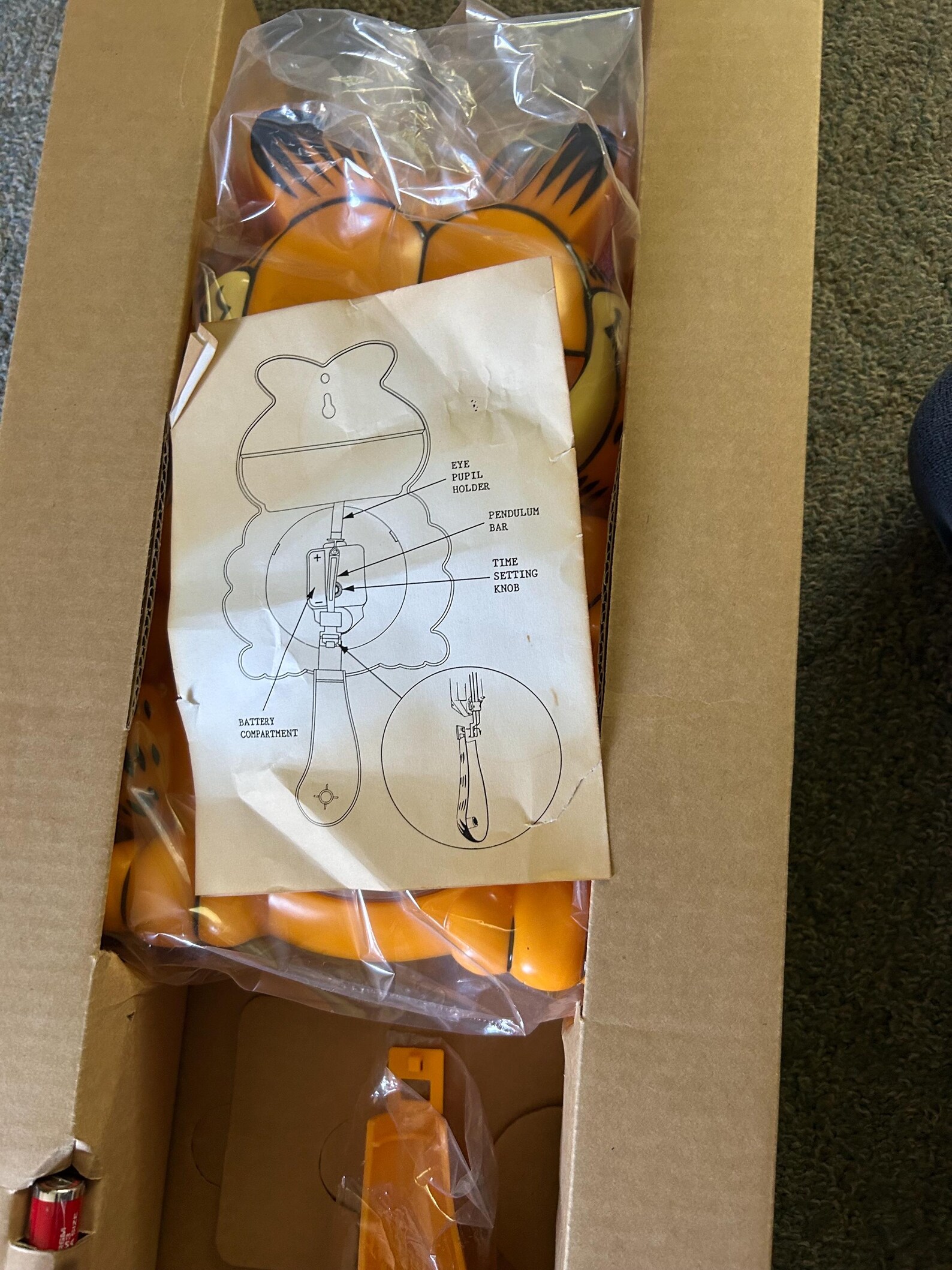 Rare Vintage Garfield Wall Clock - Etsy