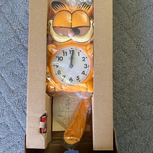 Rare Vintage Garfield Wall Clock - Etsy