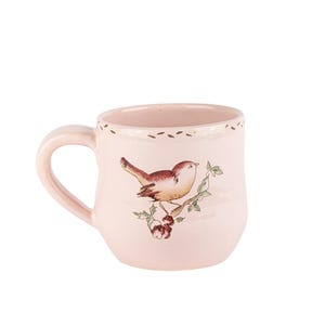 Handmade Ceramic Coffee Mug: Bird Design, 12 Oz Stoneware - Etsy