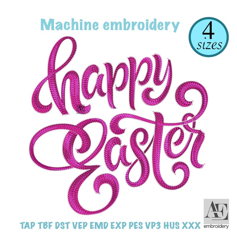 Happy Easter Script - Etsy