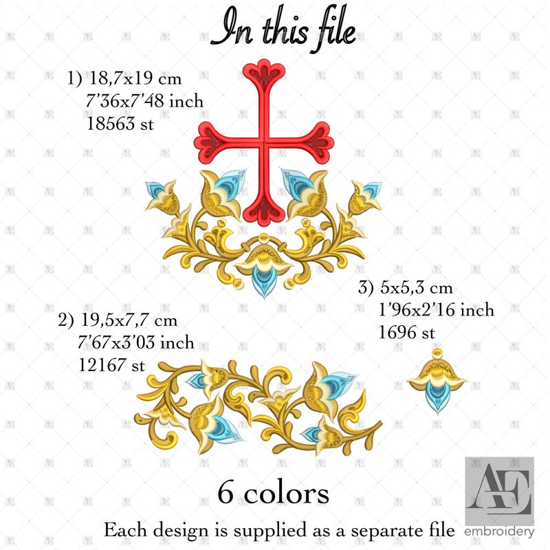 Catholic Embroidery - Etsy