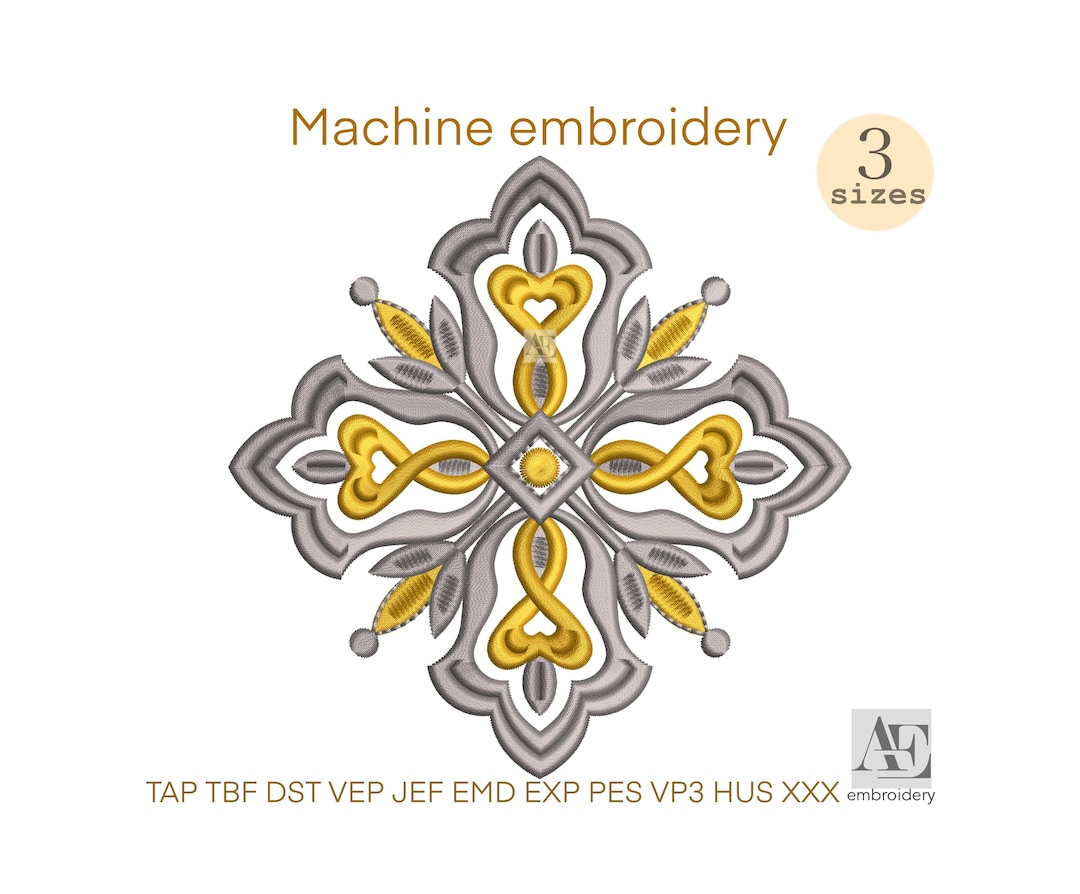 Holy Cross Machine Embroidery Design – Religious Design for Church ...
